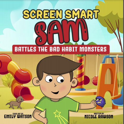 screen smart sam children's book family awareness screen addiction